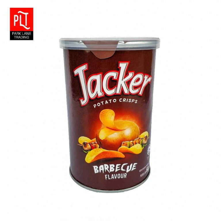 Jacker Poato Crisps 60g BBQ (7 Bottle) – Snack Foods Wholesale Supply