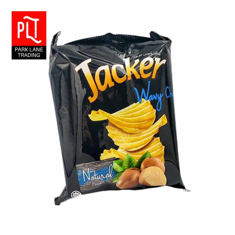 Jacker Wavy Chips 60g Natural (1Bag X 12Packet) – Snack Foods Wholesale ...