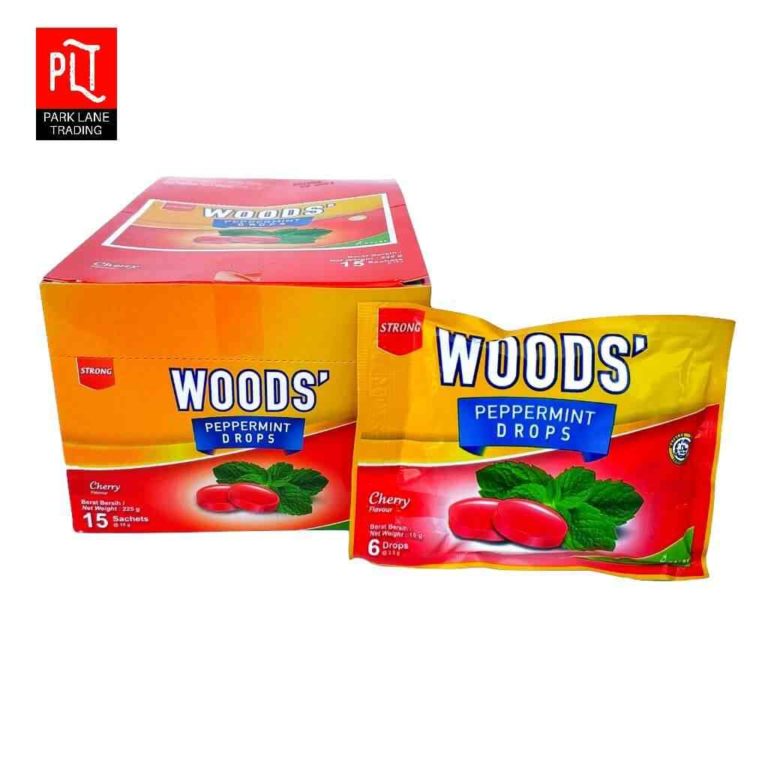 Woods Lozenges Cherry 15g (1 Outer X 15Packet) – Snack Foods Wholesale ...