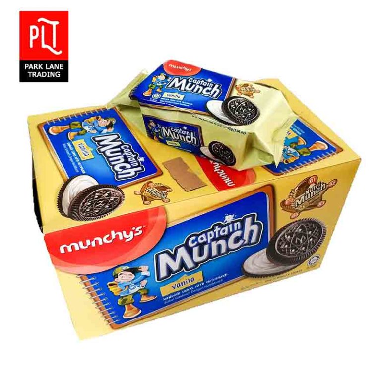 Munchy's Captain Munch 55g Vanilla (1 Outer X 12Packet) – Snack Foods ...