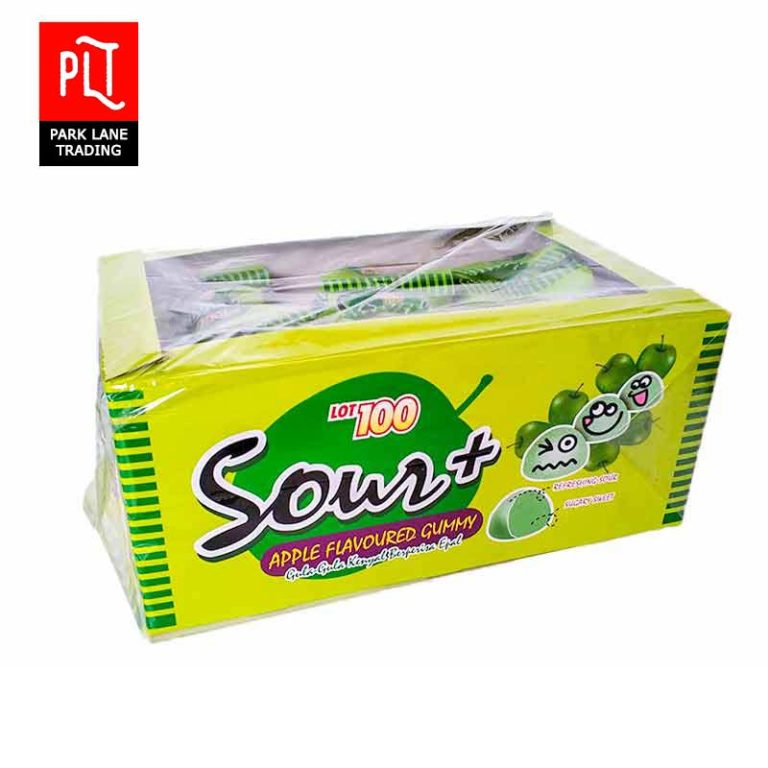 Lot100 Sour Plus 28g Apple (1 Outer X 12Pcs) – Snack Foods Wholesale Supply
