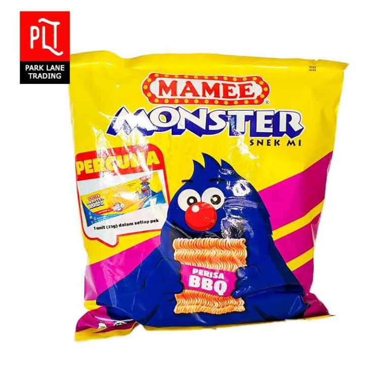 Mamee Monster Family Pack BBQ (1Carton X 10Bag x 8Packet) – Snack Foods ...