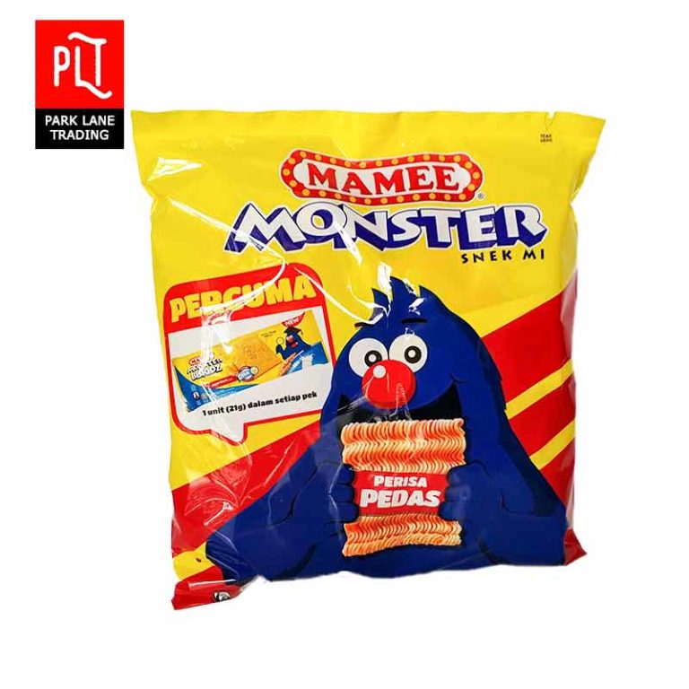 Mamee Monster Family Pack Spicy (1Carton X 10Bag x 8Packet) – Snack ...
