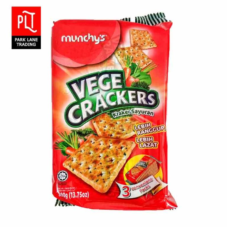 Munchy Vege Cracker 390g (1Carton X 12Packet) – Snack Foods Wholesale ...