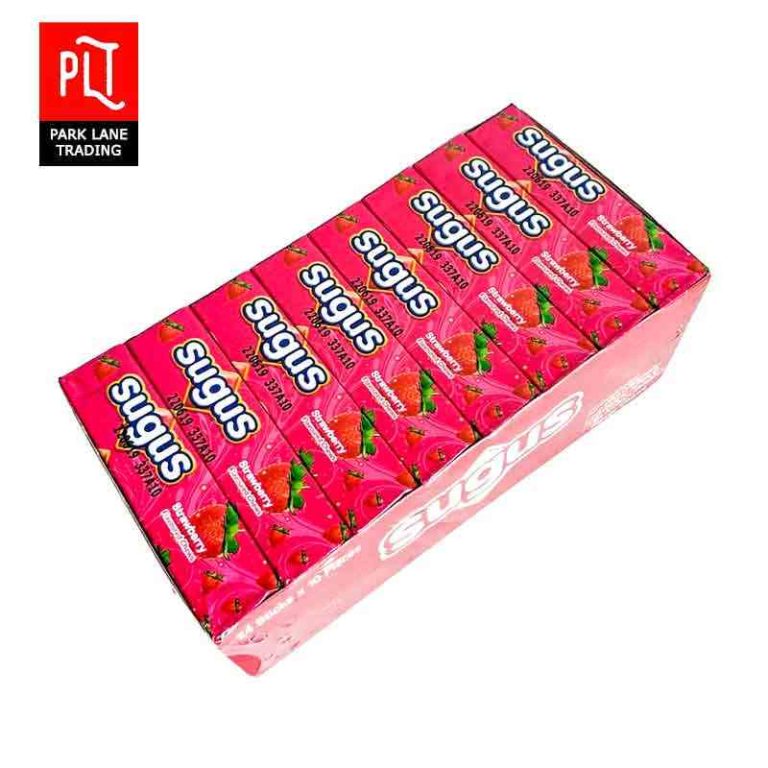 Sugus Stick Strawberry 30g (1 Outer X 24Pcs) – Snack Foods Wholesale Supply
