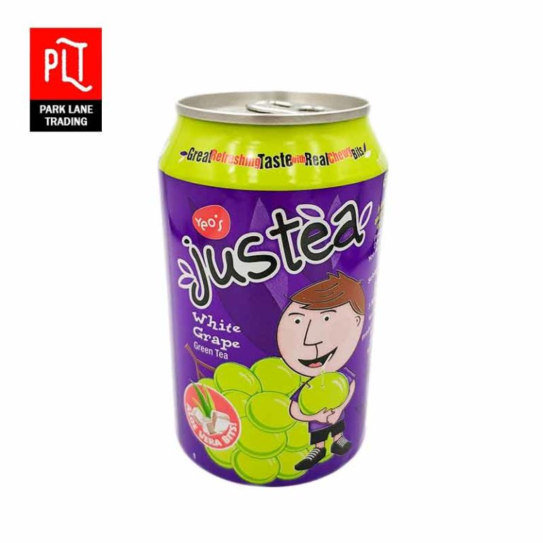 Justea 300ml White Grape (1Carton X 24can) – Snack Foods Wholesale Supply