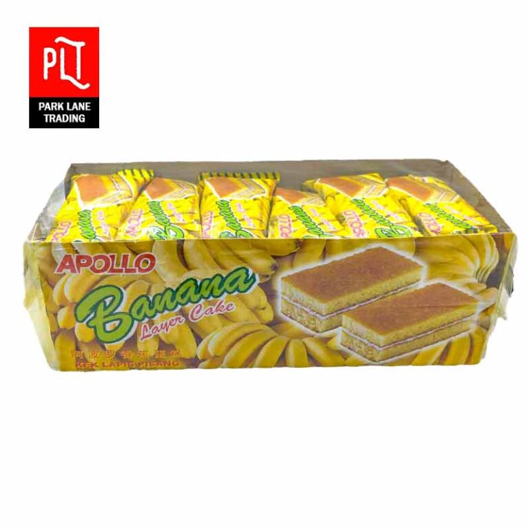 Apollo Layer Cake Banana (1 Box=24 Pieces) – Snack Foods Wholesale Supply