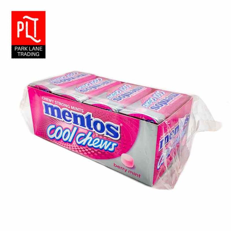 Mentos Cool Chew Tin Berry Mint (1 Outer X 12Pcs) – Snack Foods ...