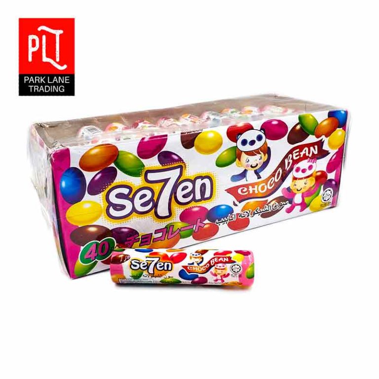 Seven Choco Bean Candy 7g (1Outer x 40Pcs) – Snack Foods Wholesale Supply